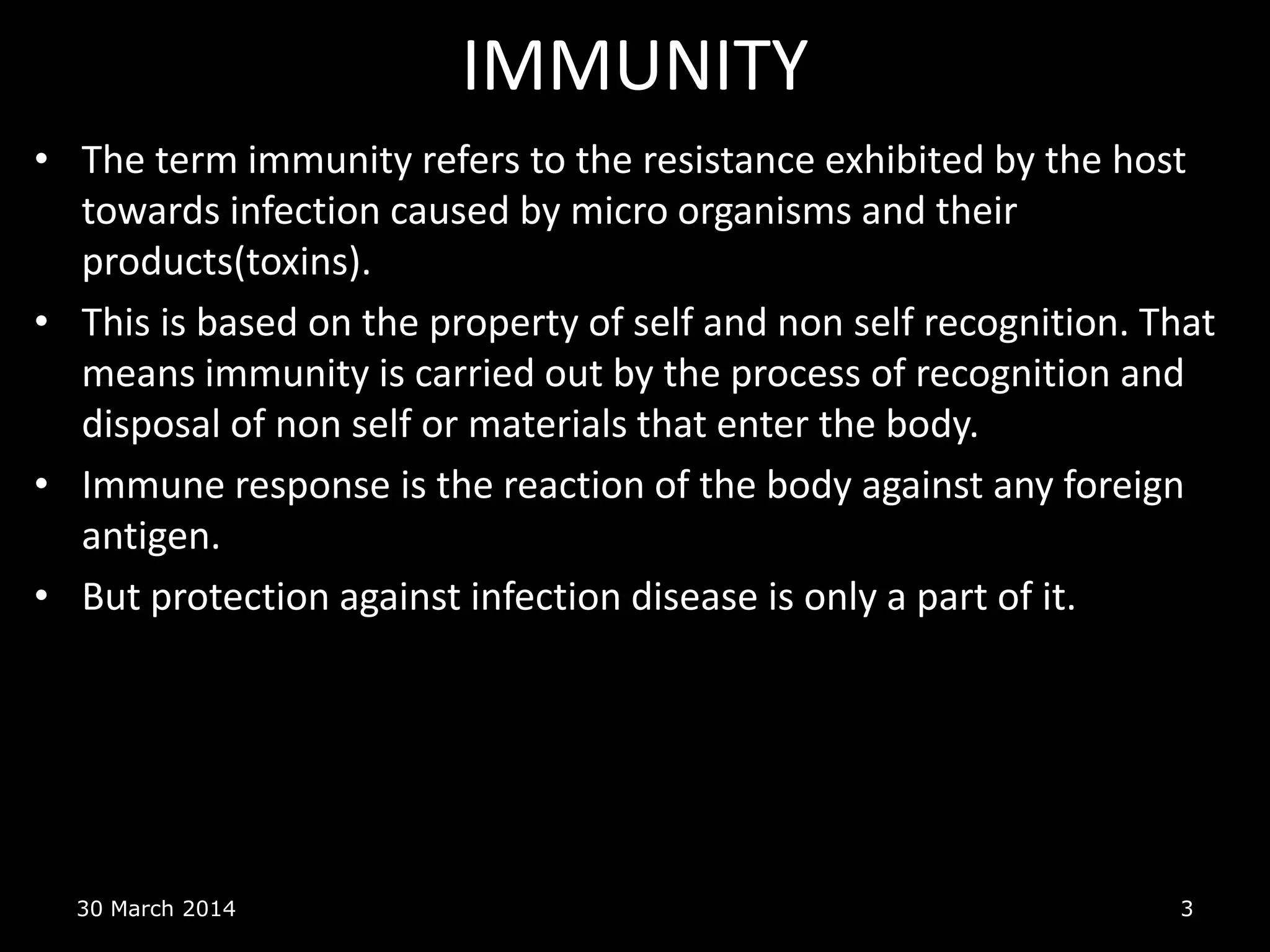 Classification of Immunity | PPT