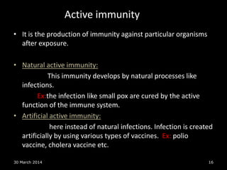 Classification of Immunity | PPT