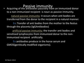 Classification of Immunity | PPT