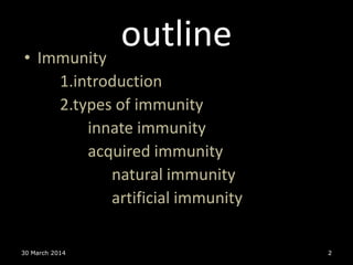 Classification of Immunity | PPT