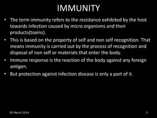 Classification of Immunity | PPT