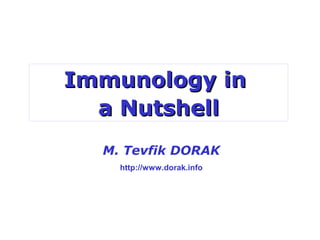 Immunology in a Nutshell | PPT
