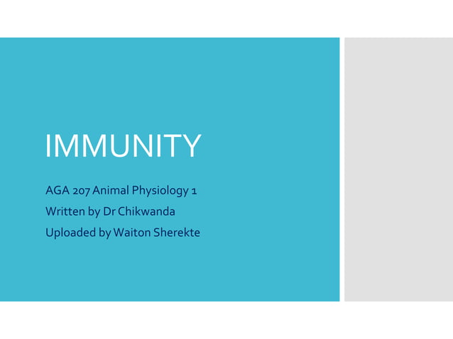 IMMUNITY | PPT
