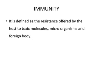Immunity | PPTX