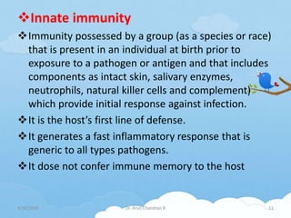 Immunity | PPTX | Infectious Diseases | Diseases and Conditions