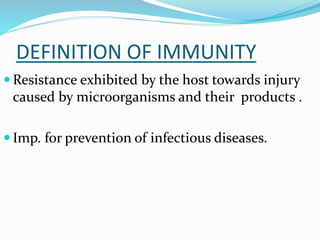 Immunity | PPTX | Infectious Diseases | Diseases and Conditions