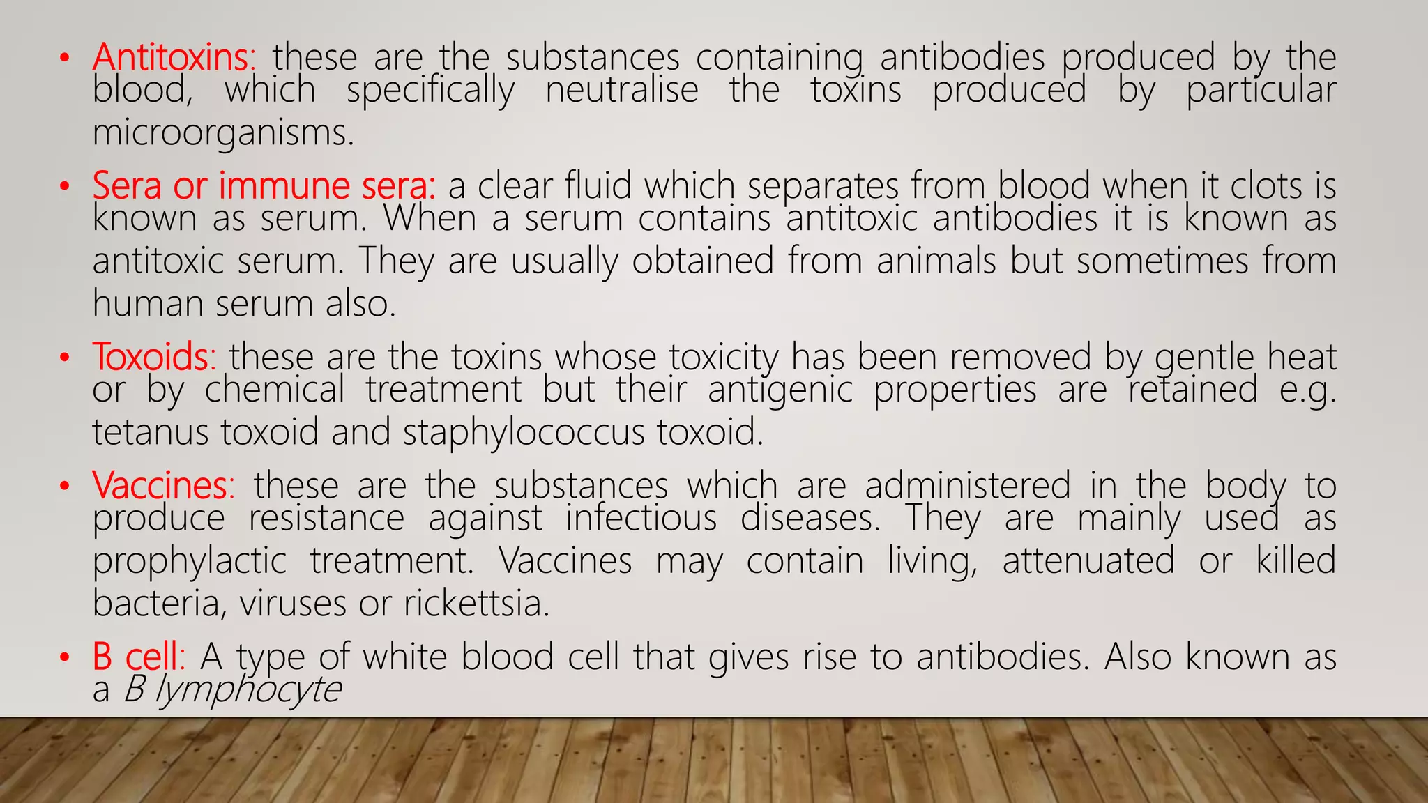Immunity and Immunological Products HImanshu | PPTX