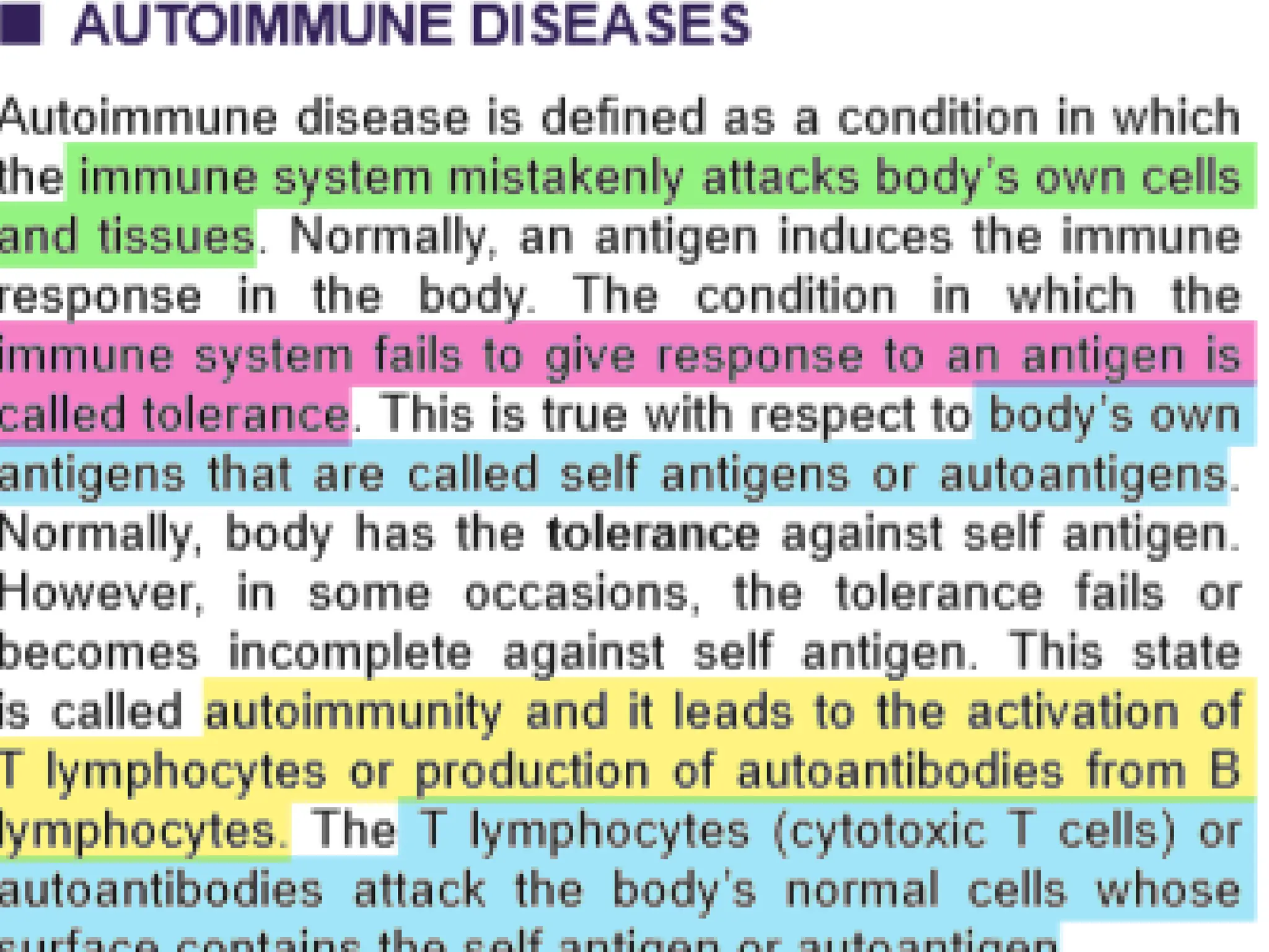 Immunity and immune system: Defense mechanism of the body | PDF