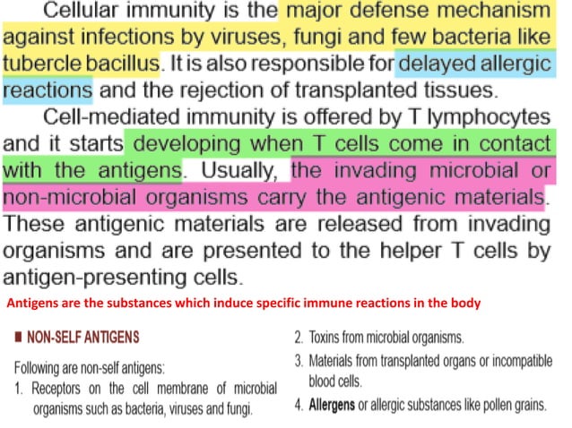 Immunity and immune system: Defense mechanism of the body | PDF ...