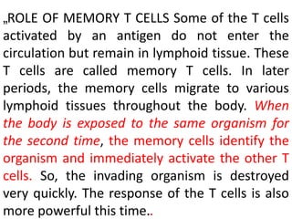 Immunity and immune system: Defense mechanism of the body | PDF