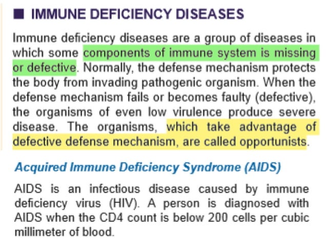 Immunity and immune system: Defense mechanism of the body | PDF ...