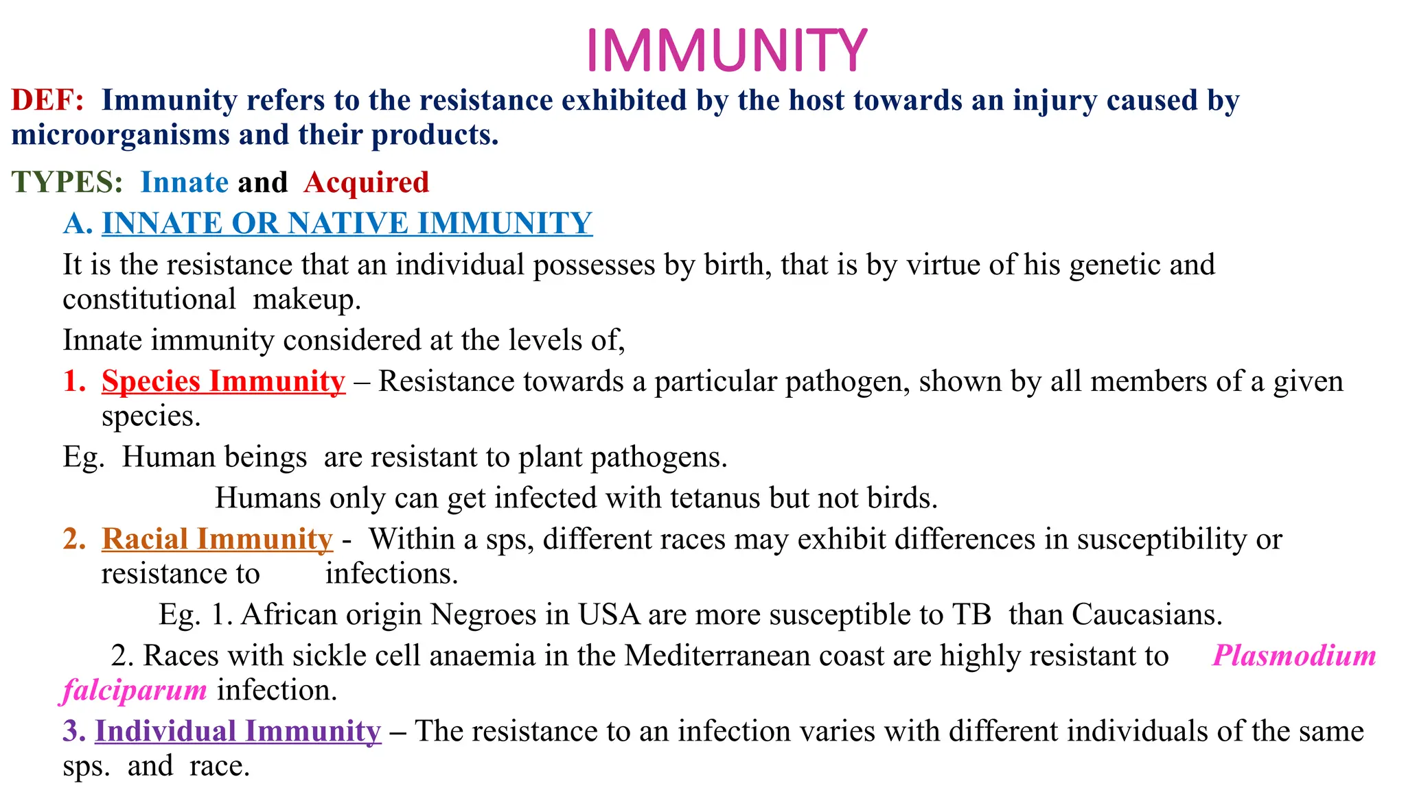 IMMUNITY.pptx ppt in immunity it's simplified | PPT