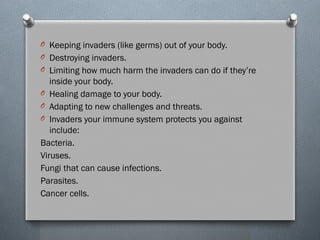 Immunity and types of immunity with examples pptx | PPTX