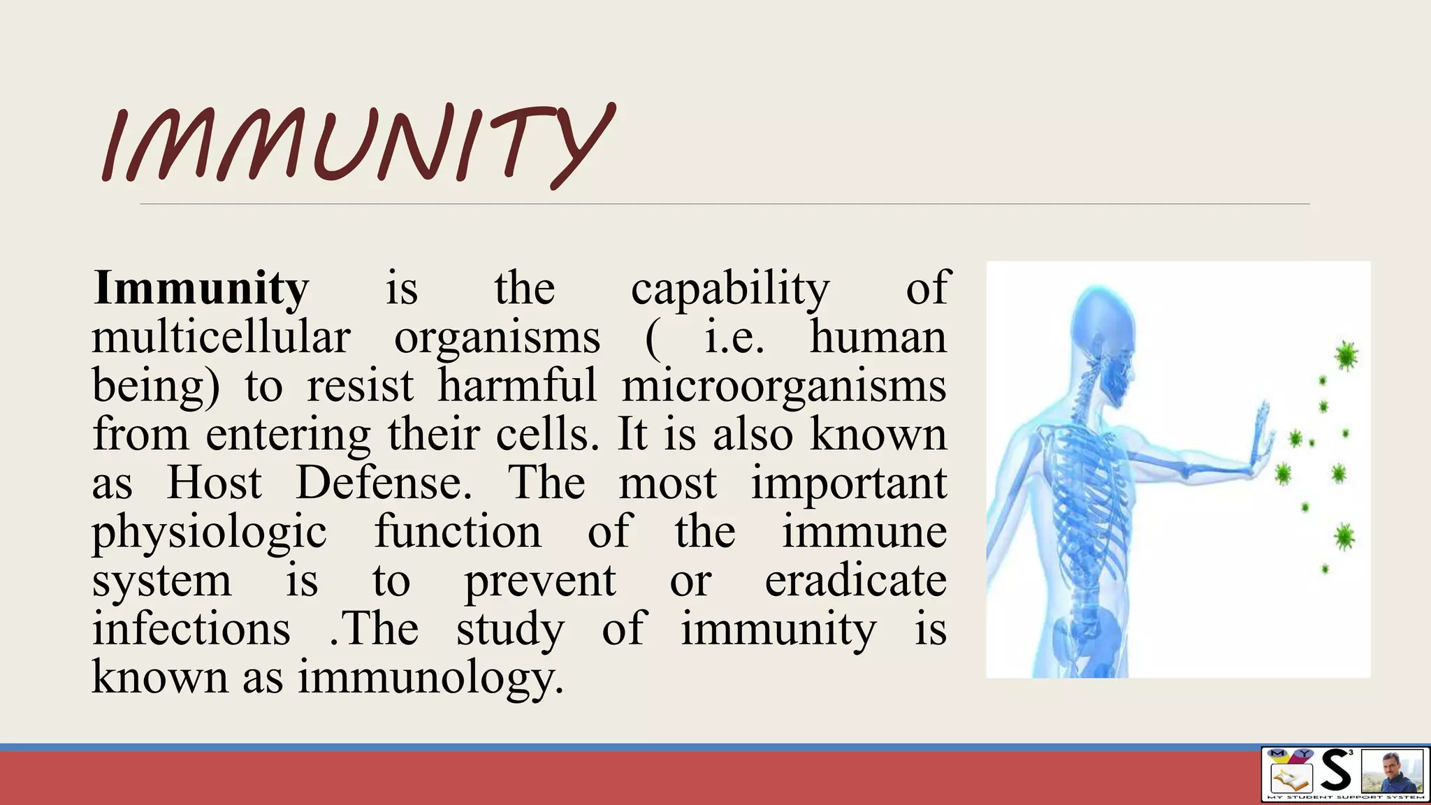 Immunity in english | PPTX
