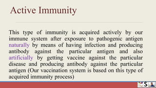 Immunity in english | PPTX