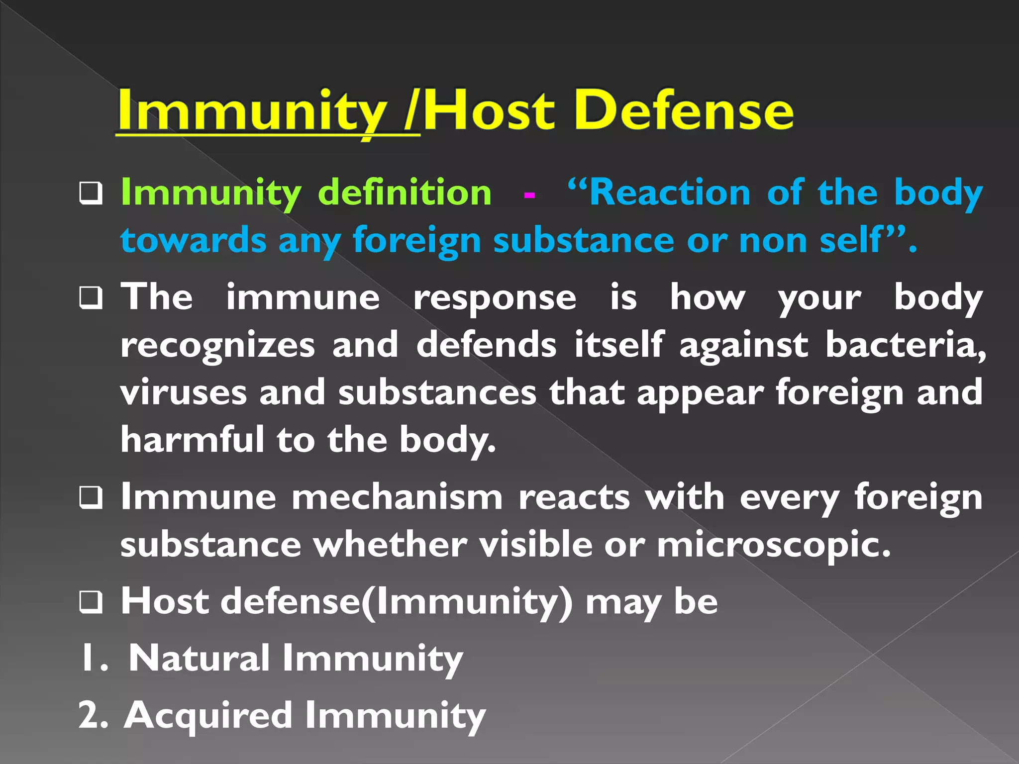 Immunity host defences | PDF