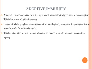 Immunity different types and it's details | PPT