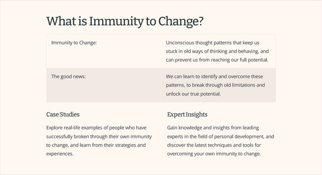 Immunity-to-Change.pdf | Parenting | Family and Relationships