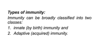 Immunity, antigen and antibody- Introduction | PPTX