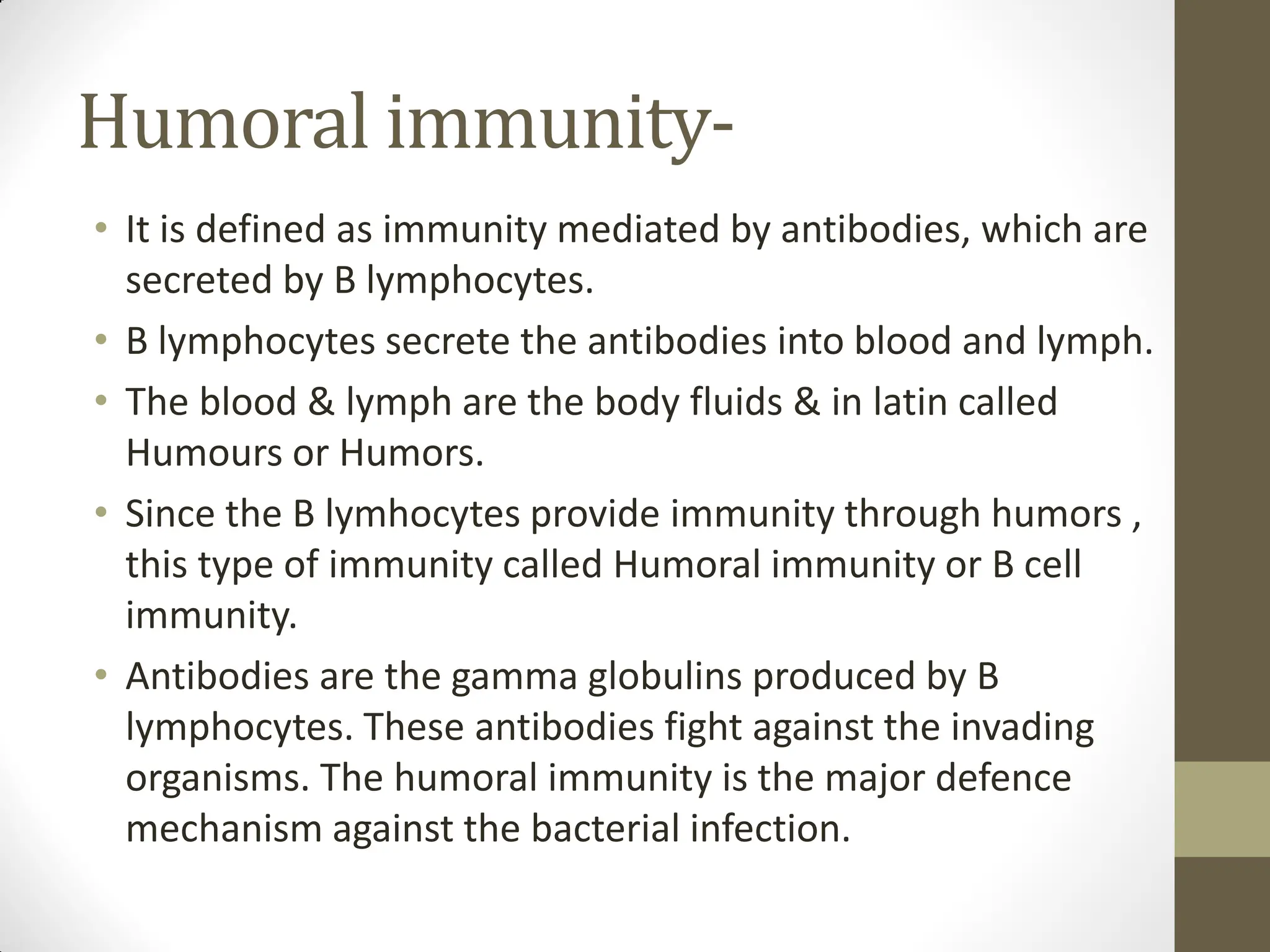 First year mbbs physiology - immunity, classification types and ...