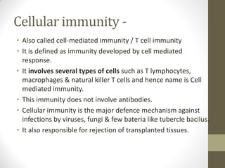 First year mbbs physiology - immunity, classification types and ...