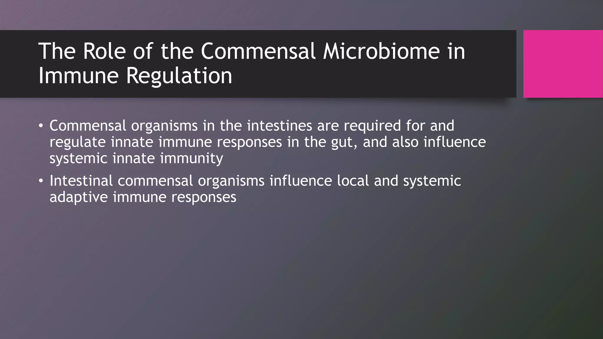 Immunity in the gastrointestinal system | PPTX