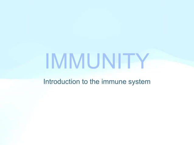 IMMUNITY INTRODUCTION.ppt