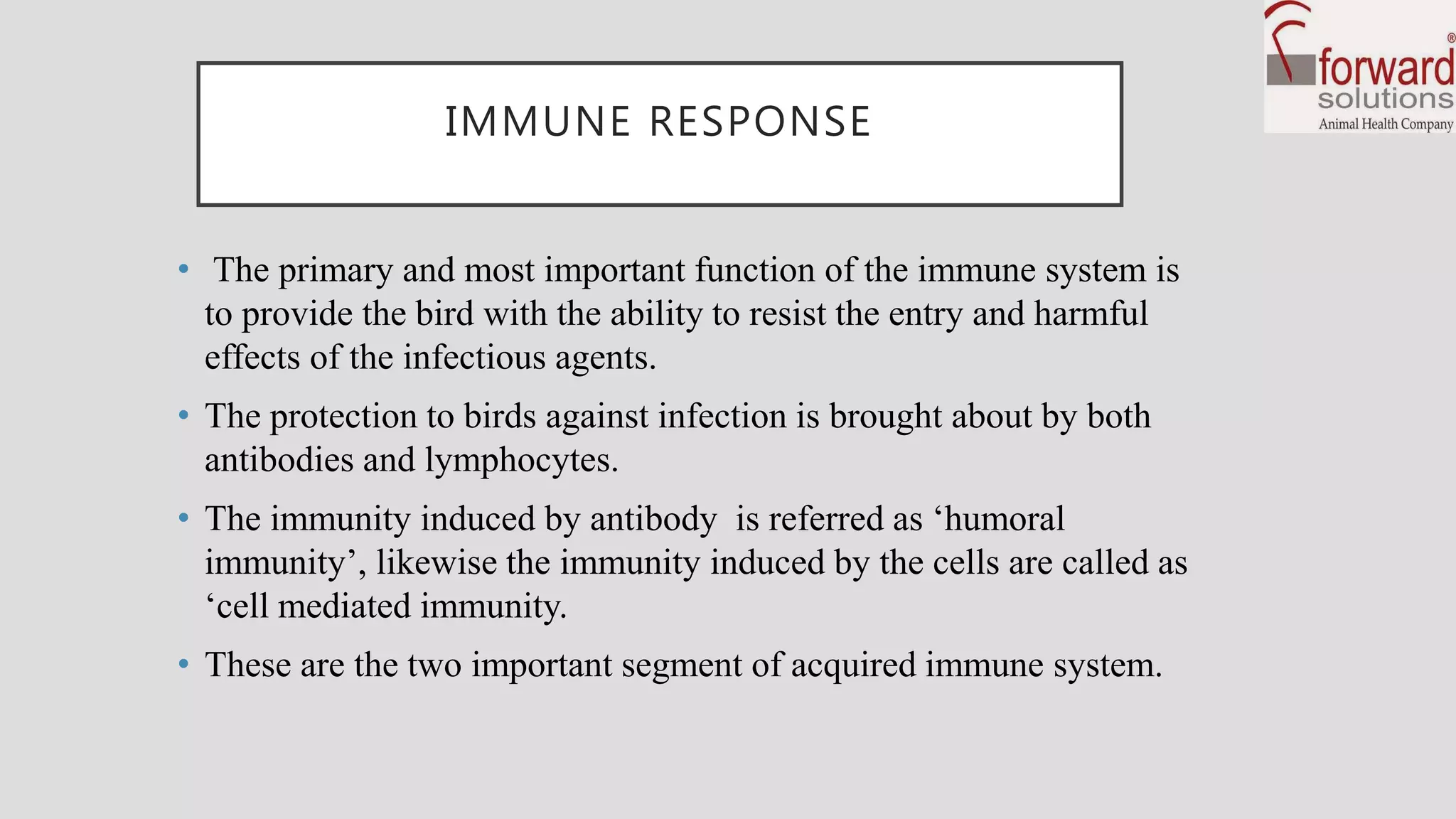 Immunity of chicken | PPTX