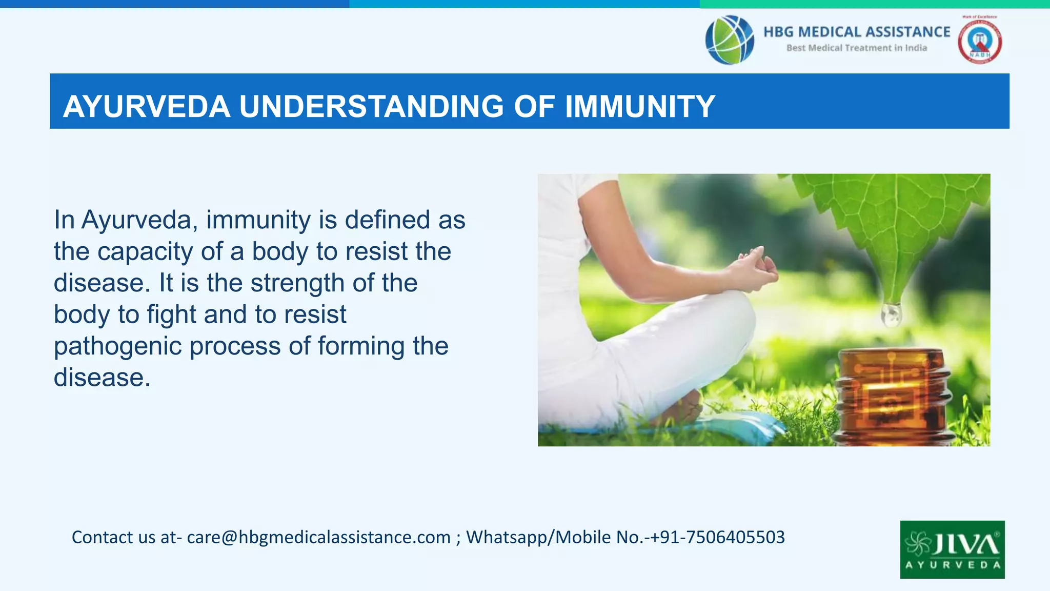 Ayurveda Approach for Boosting Immunity | PPTX