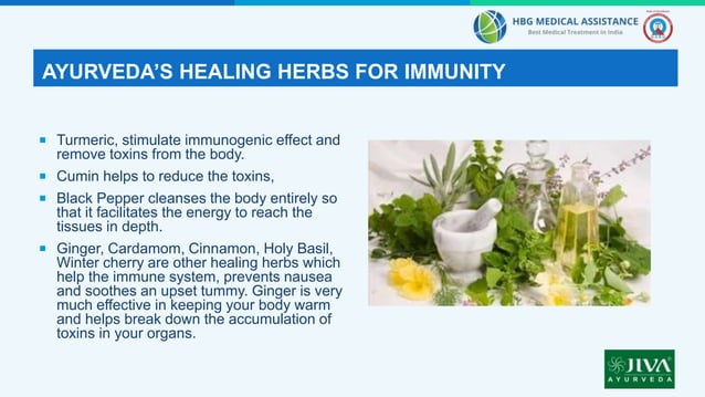 Ayurveda Approach for Boosting Immunity | PPTX