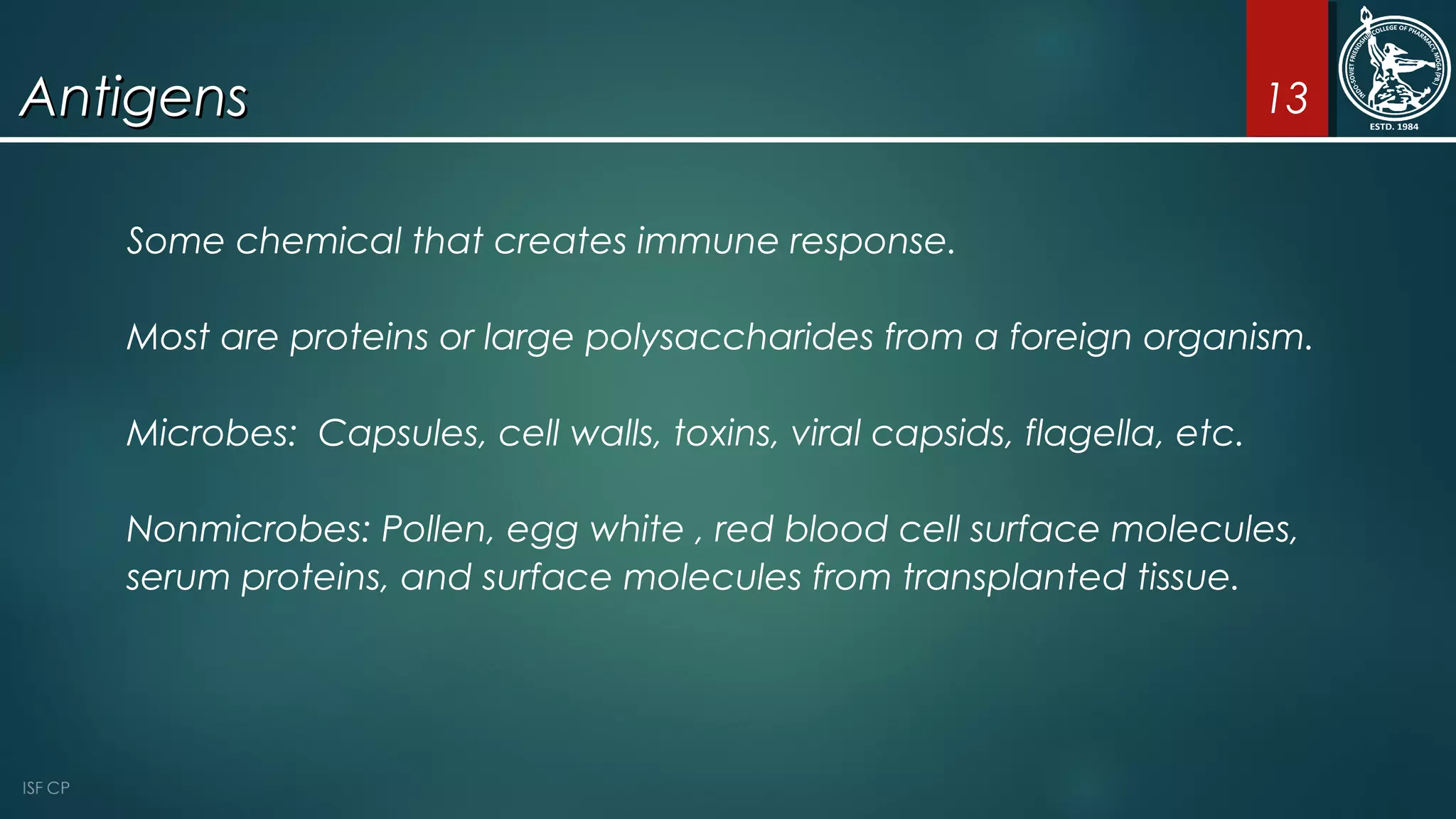 Introduction To Immunity and Immunological Products | PPT