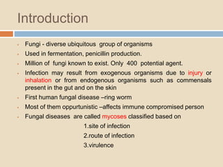 Immunity to fungal infection | PPTX