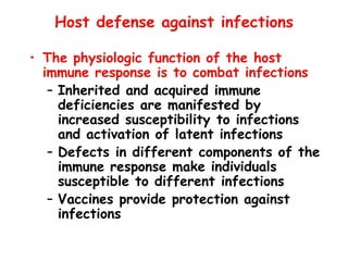Immunity to infections | PPTX
