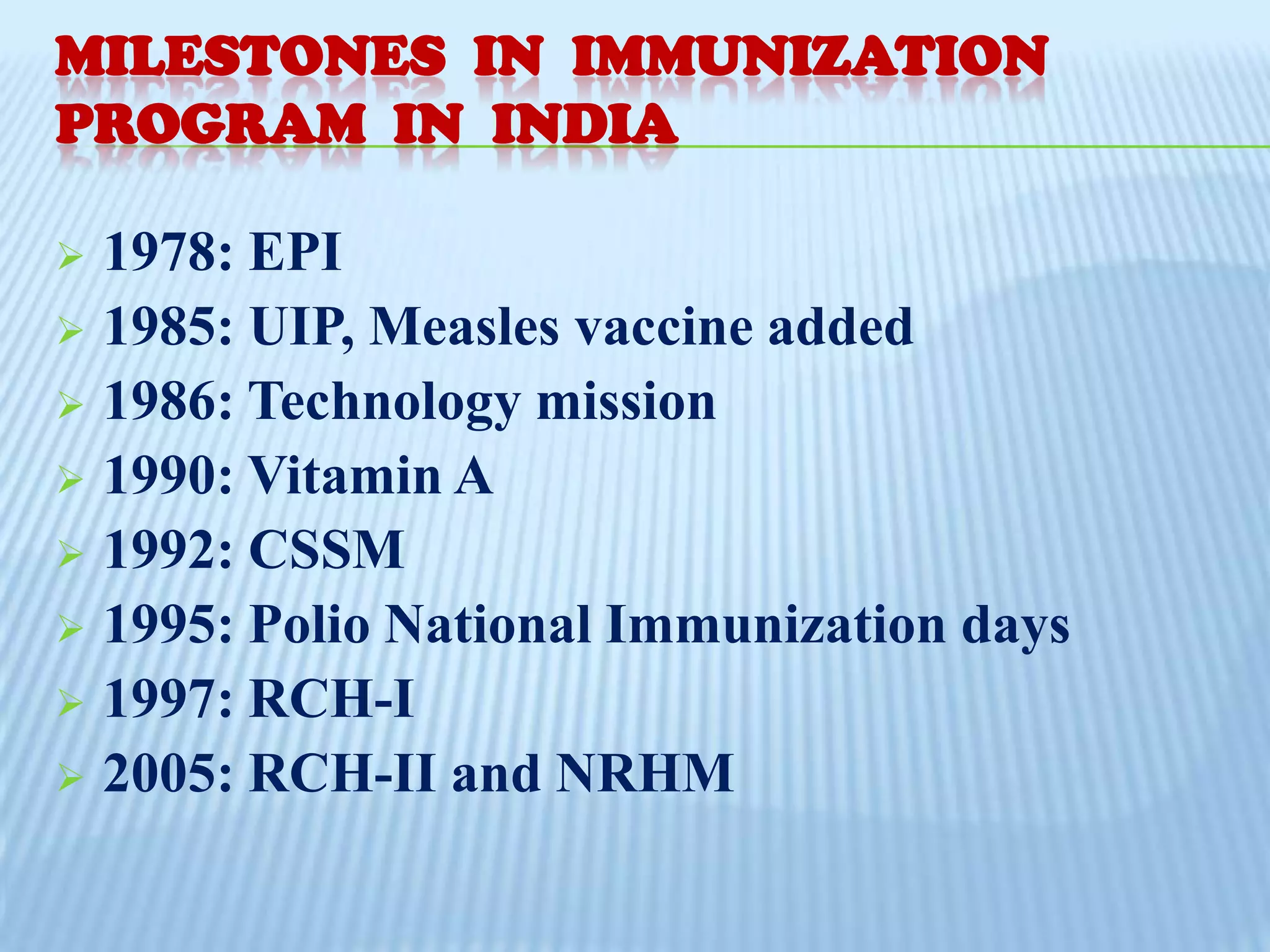 Immunization and Cold Chain | PPTX