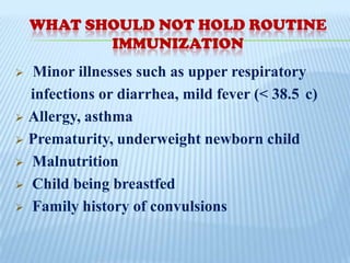 Immunization and Cold Chain | PPTX