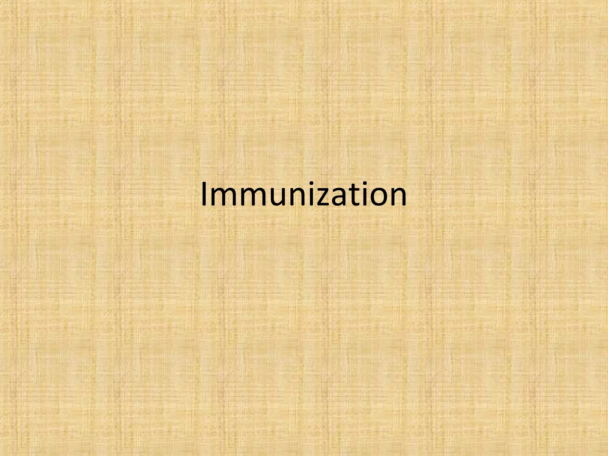 Immunization | PPT