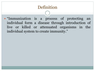Immunization | PPTX