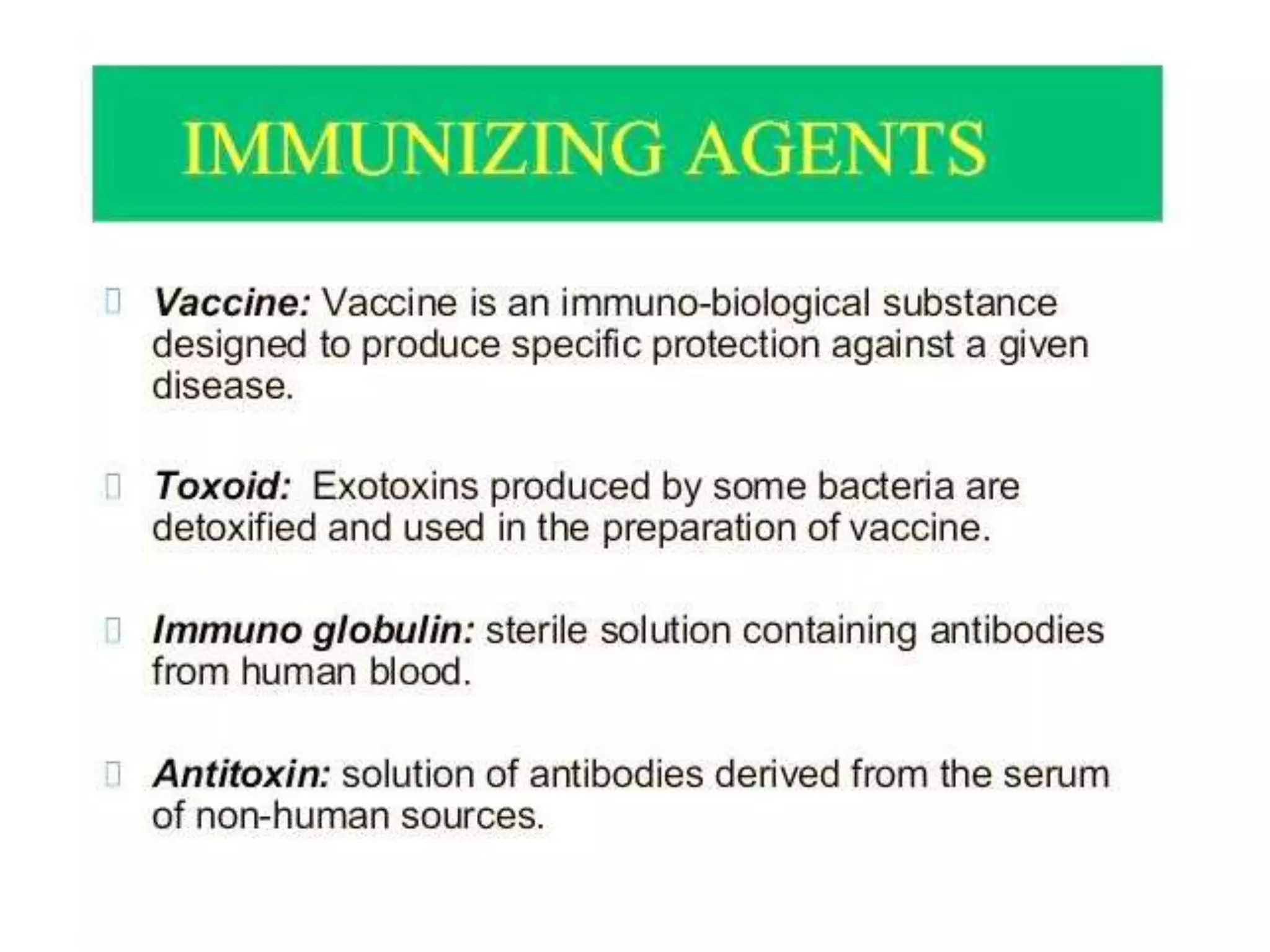 Immunization, types of vaccines and National immunization Schedule | PPTX