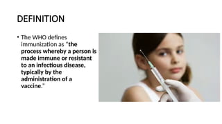 Immunization and immunization programmes of India | PPTX