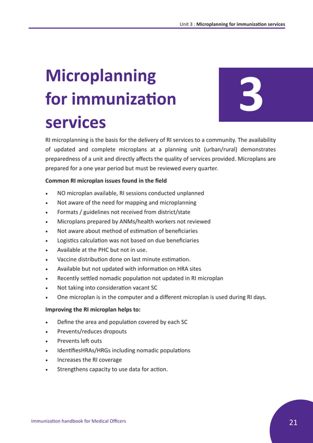 Immunization handbook for medical officers 2016_NHM | PDF | Medical Health