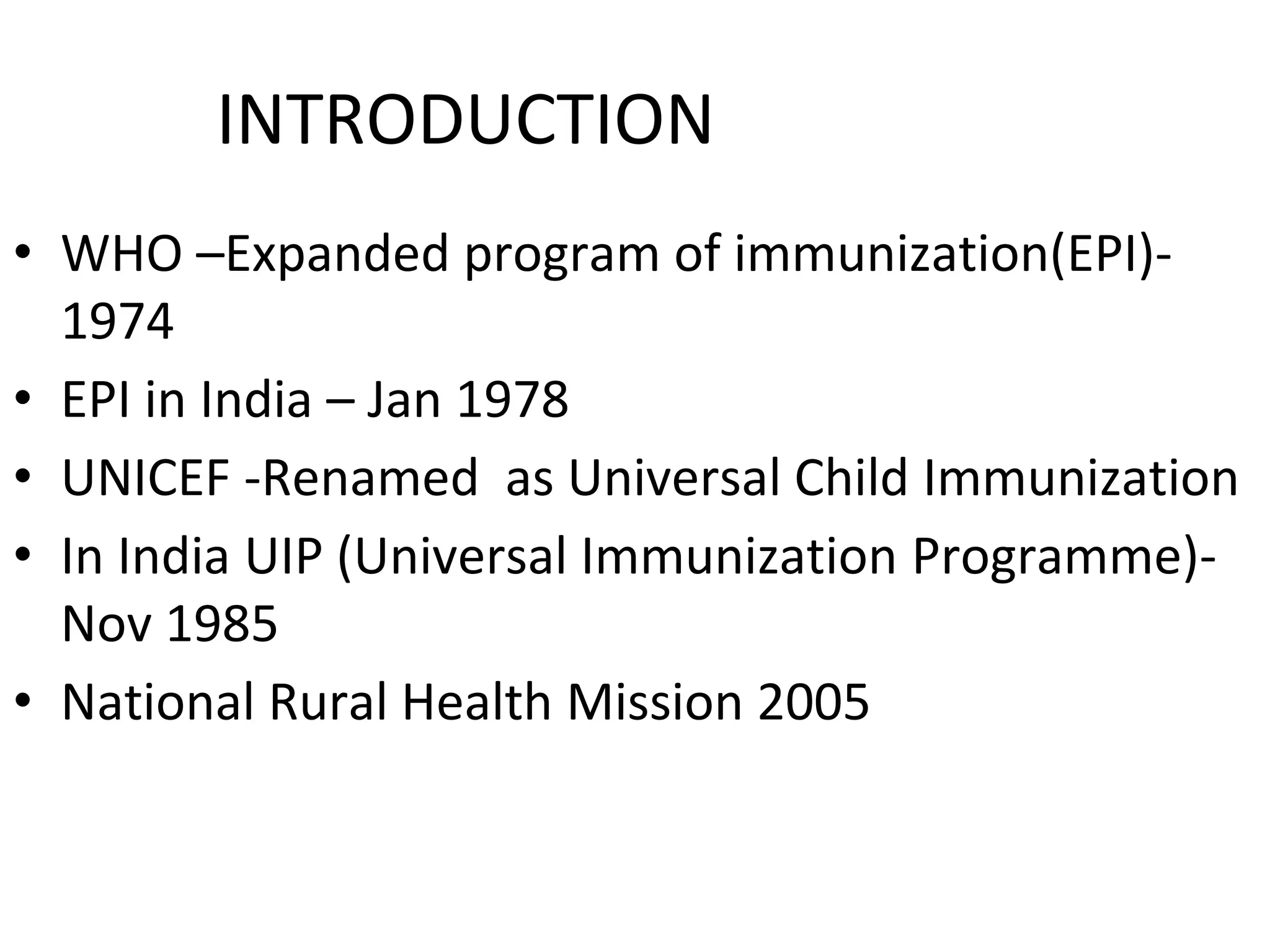 Immunization In Pediatrics And Children Pptx