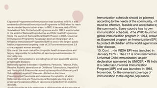 Immunization Slide share presentation | PPTX