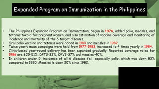 Immunization (Vaccines for the Infant) | PPTX