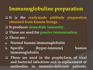 Immunizing agents vaccines, immunoglobulines and antisera | PDF