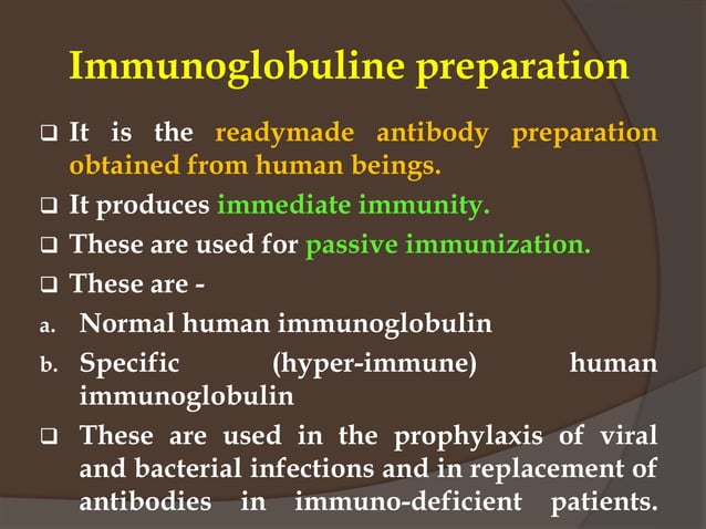 Immunizing agents vaccines, immunoglobulines and antisera | PDF