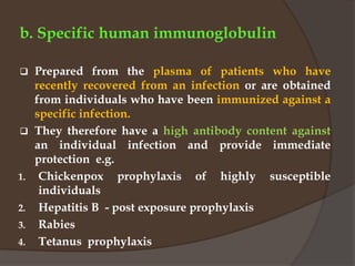 Immunizing agents vaccines, immunoglobulines and antisera | PDF