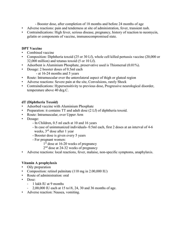 Immunizing agents notes | PDF | Infectious Diseases | Diseases and ...