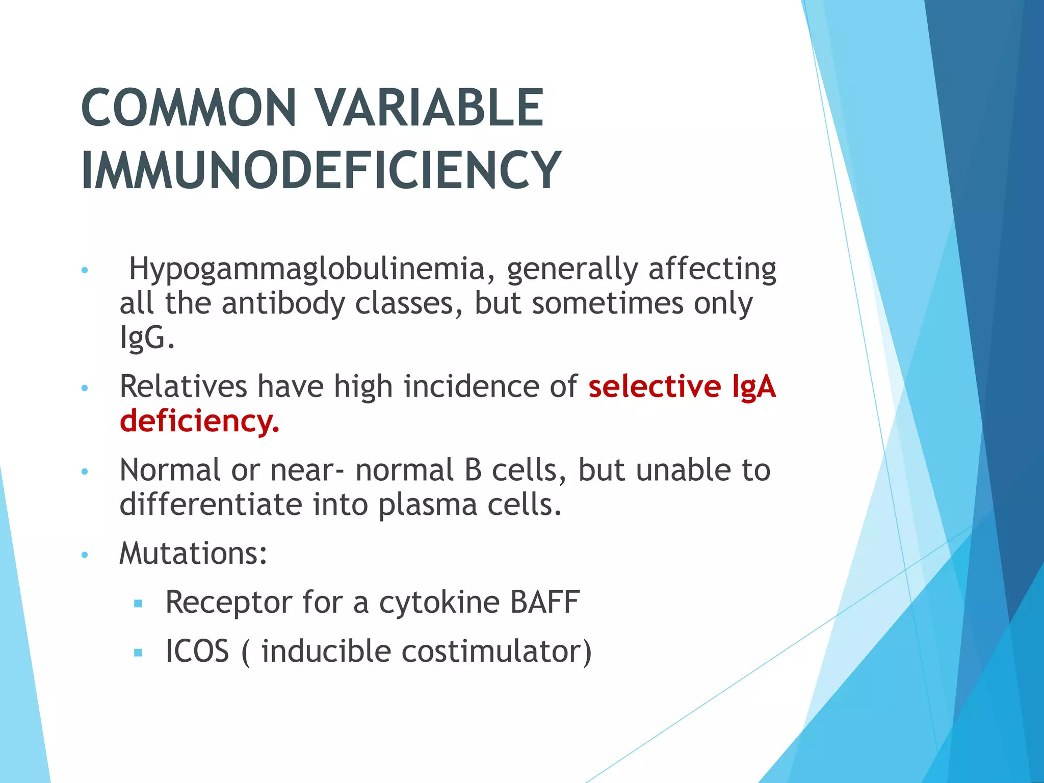 Primary immunodeficiency disorders | PPTX
