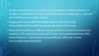 Immuno-diffusion & immuno electrophoresis.pptx