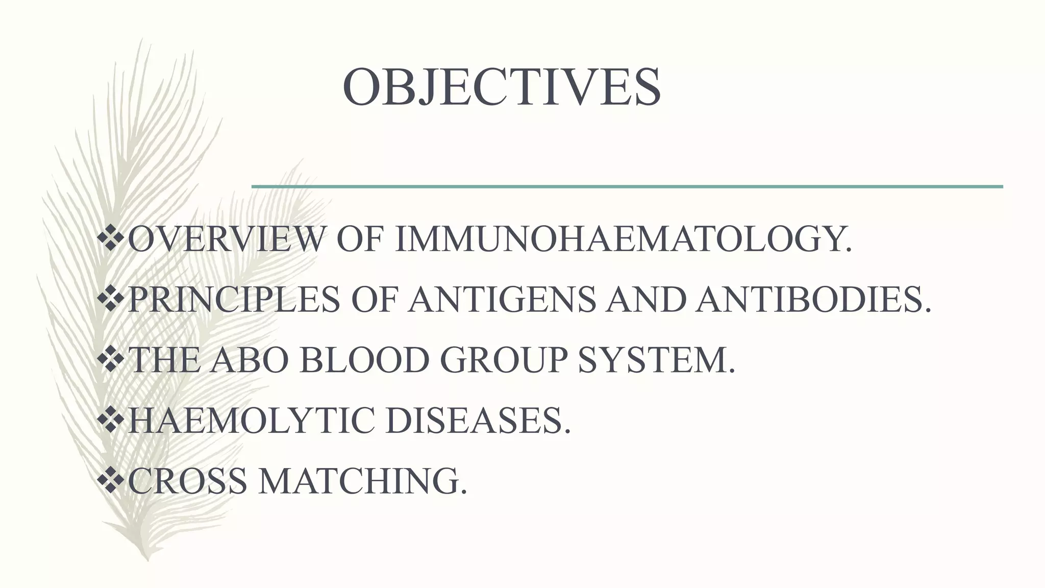 Immuno haematology | PPTX